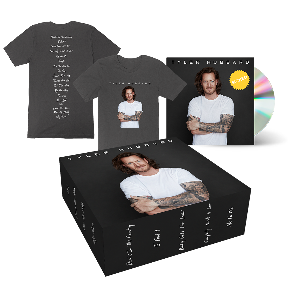Tyler Hubbard (CD + Short Sleeve T-Shirt Box Set-Signed) - MCA Official Store