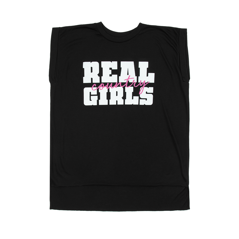 Real Country Girls Black Tank - MCA Official Store