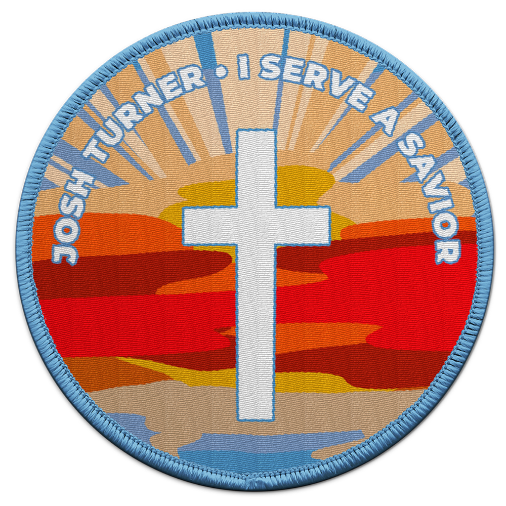 I Serve a Savior Patch - MCA Official Store