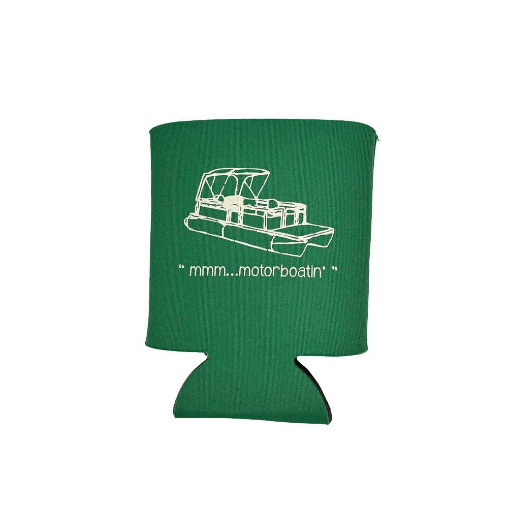 Green Pontoon Can Insulator - MCA Official Store